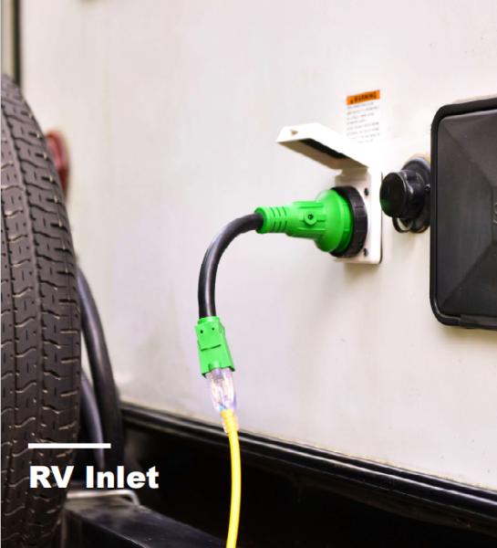 Quality 50 Amp Waterproof RV Power Inlet Kit with Pure Copper Conductors for Shore Power Connection for sale
