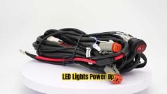 LED Headlight Wiring Harness 12V 40A Relay