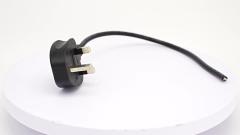 UK 2Pin Power Cable Angled Plug 250V