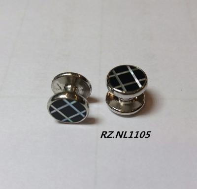 China Fashin men   shell button shirt cufflink with high quality polish copper material wholesales price for sale