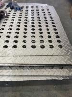 China 316 Checkered Perforated Stainless Plate For Tableware for sale