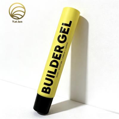 China 30ml 40ml Custom Cosmetic Tubes With Long Nozzle applicator Cap Wholesale for sale