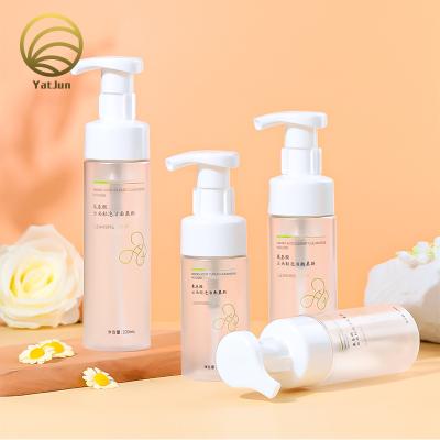 China 100ml 120ml 150ml 200ml PET bottle with foam pump for face wash for sale