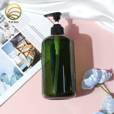 China 250ml 300ml 500ml PET round bottle for body lotion shampoo for sale