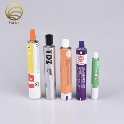 China 5ml 10ml Pharmaceutical Grade Aluminum Tube For Topical Ointment Packaging for sale