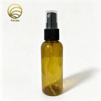 China 100ml PET empty plastic spray bottle with snap cap for sale