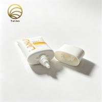 China 30ml 50ml Empty Oval PE Squeeze Cosmetic Tubes, Sunscreen Packaging Tubes for sale