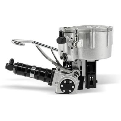 China Pneumatic Pallet Banding Machine Bundling Tool Iron Belt Strapping Machine 32mm KZ32 for sale