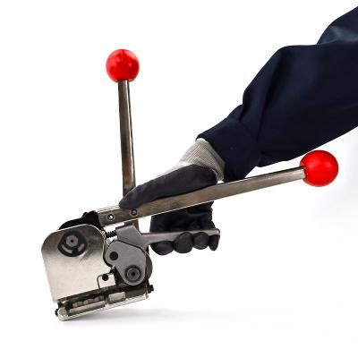 China Portable Steel Sealless Strapping Tool Binding Machine Manual Custom for sale