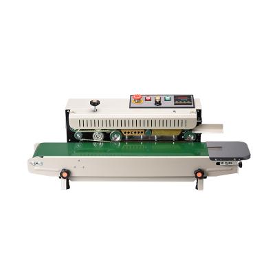 China Food Industry Continuous Horizontal Pouch Sealing Machine Plastic Bag Sealer for sale
