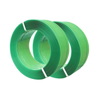 China PET PP Green Steel Plastic Packing Strips Bundling SY1308 20kg/Roll for sale