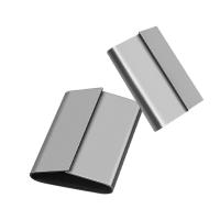 China Bulk 55mm Poly Strapping Metal Seals Rm700MPa for Logistics Packaging for sale