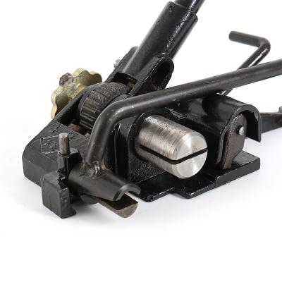 China Hand Manual Sealless Steel Strapping Tool Lift Steel Belt Tensioner For Warehouse for sale