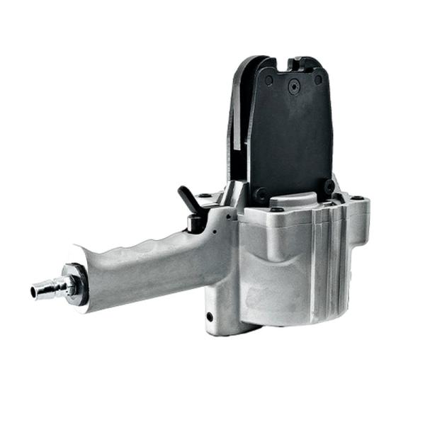 Quality 15KN Pneumatic Steel Strapping Tensioner Tool Lock Machine 19mm for sale
