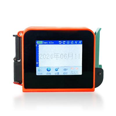 중국 오렌지 풀 스크린 잉크젯 프린터 미니 2.8-인치 스크린 아래 날짜 바 코드 판매용