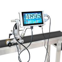 China 7 Inch Touch Screen Online Inkjet Printer 600DPI High Resolution Production Date Coding Machine for sale