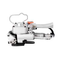 China Pneumatic Strapping Tool 13-19mm PET PP Straps 3500N Tension Friction Weld Baler for sale