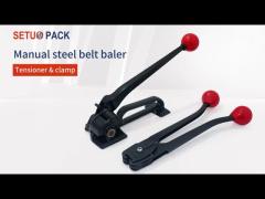 Tensificador de balão para cinturão de aço e fecho largura 9-19 mm tipo de trinco tensão manual