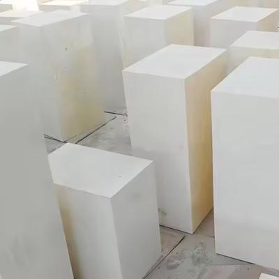 Cina Rongsheng Re-sinterizzato AZS Fused Brick di alta qualità alta refrattaria forno refrattaria mattoni per forni in vendita