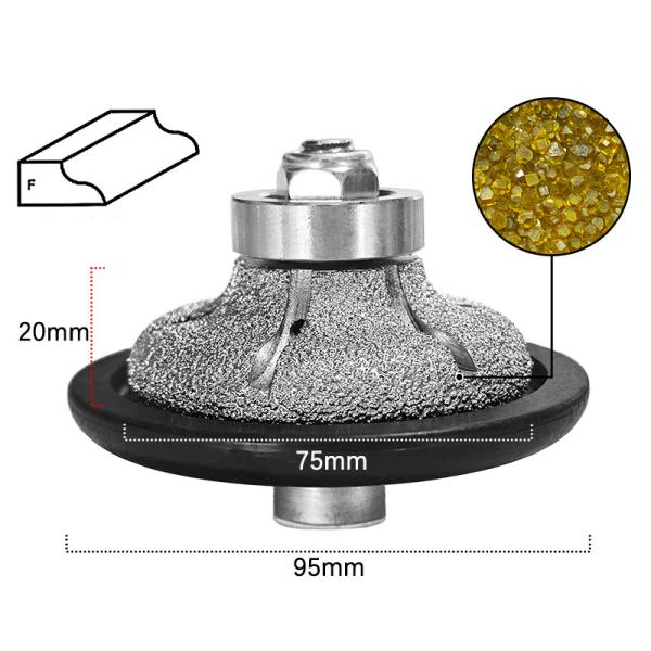 Quality Diamond V type grinding wheel M14 for granite marble ceramic stone polish for sale