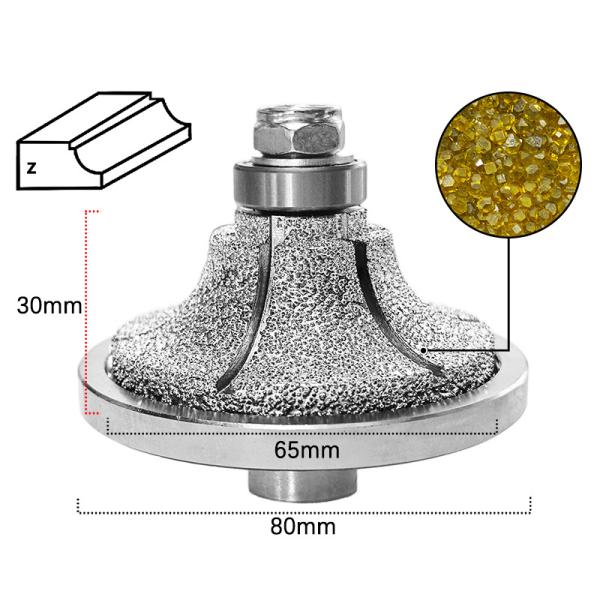 Quality M14 Diamond grinding wheel vacuum brazed tools for granite marble ceramic stone for sale