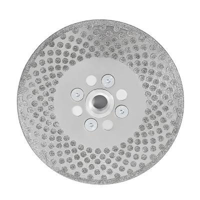 China 9inch 230mm Electroplated diamond saw blade tool for cutting and grinding marble for sale