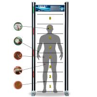 China Interlocking Security Gate Metal Detector Intelligent Walking Metal Detector FCC for sale