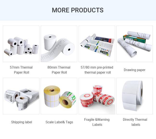 Various sizes of A4 label sheets displayed together