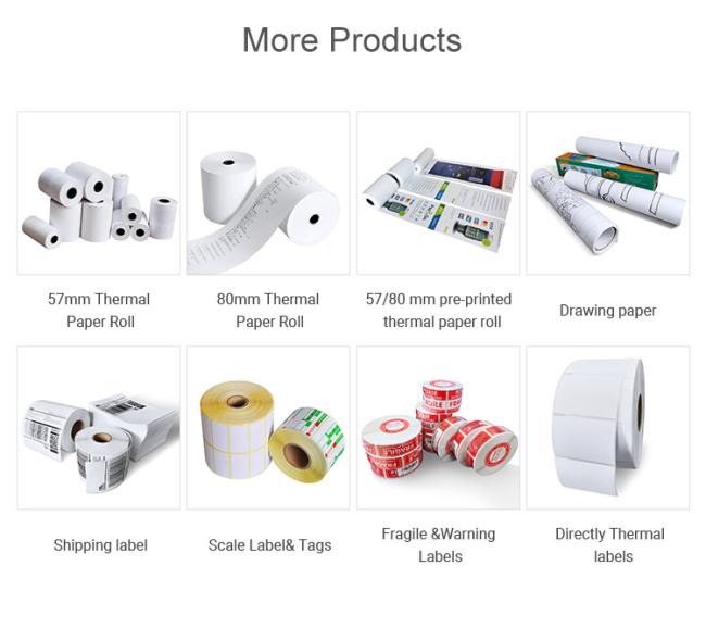 Thermal label application examples