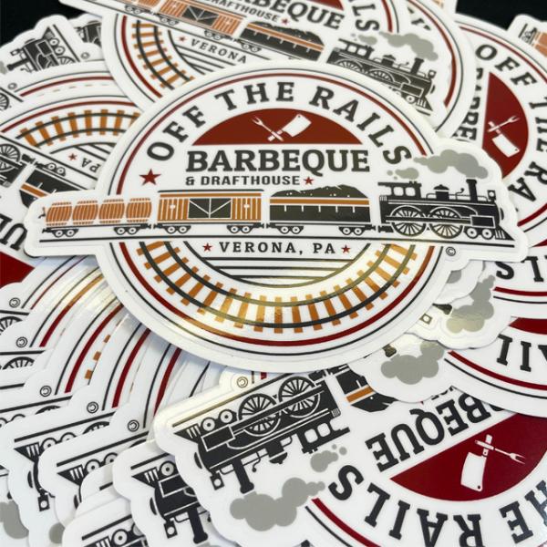 Quality Waterproof Die Cut Stickers Matte Surface Custom Shape Professional for sale