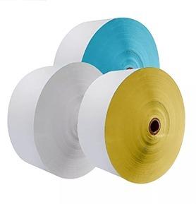 Quality Polyethylene Sticker PE Label Paper Roll Jumbo White Clear Self Adhesive for sale