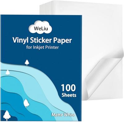 China A4 Size Sticker Paper Laser Print Labels - Heat Resistant Synthetic Adhesive for sale