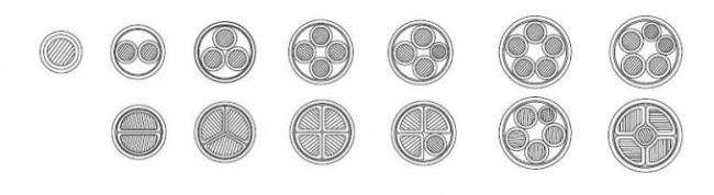 Low Voltage Armoured Power Cable 0.6/1kV 2 Core Cu /  XLPE / STA / PVC IEC 0
