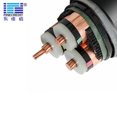 Cina Cavo di rame di Xlpe del centro del conduttore YJV22 11kv 3 per costruzione in vendita