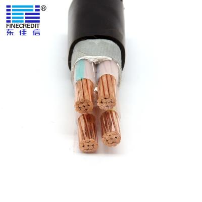 China YJV22 N2XRY STA Low Voltage Power Cable 4x300mm2 Steel Tape Armored Halogen Free for sale