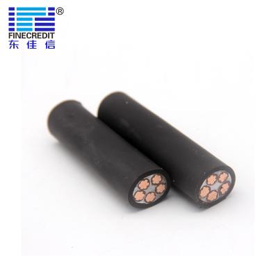 Cina Cavo isolato sotterraneo di XLPE, cavo zero dell'alogeno del fumo basso di WDZ-YJY N2X2Y 1.5-630mm2 in vendita