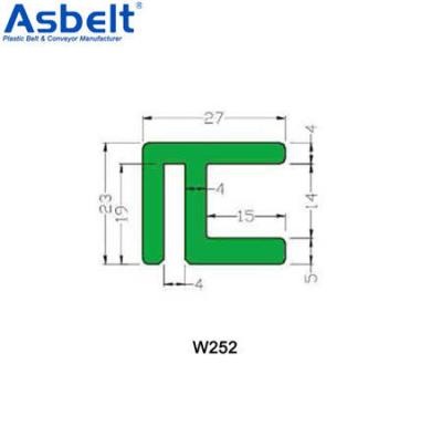 China Wear Strips W252 W253 W254，Vacuum Perforated Top Belt ，Flush Grid Belt for sale