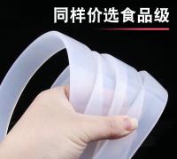 China Red Translucent Food Grade Silicone Profile and Extrusion with Platinum Cured UV Resistance for Industrial Sealing for sale