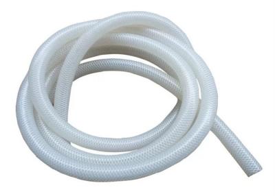 China Polyester Braid Silicone Rubber Tubing , Flexible Silicone Hose Food Grade Without Smell for sale