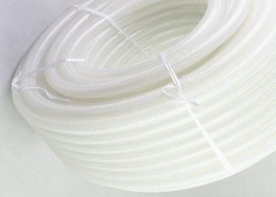 China Food Grade Transparent Silicone Tube / Silicone Hose Reinforce With Polyester Material for sale