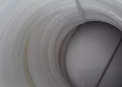 China Food Grade Transparent Silicone Tube / Silicone Hose Reinforce With Polyester Material for sale