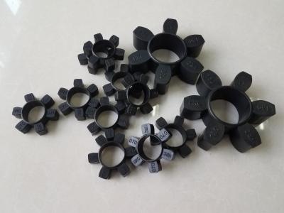 8 - 55Mpa Tensile Strength Polyurethane Coupling , HRC PU Coupling,Black Color