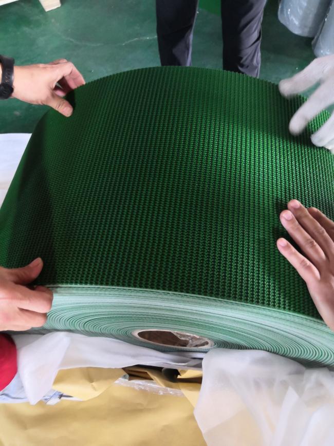 Close-up of PVC Conveyor Belt surface