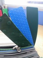 China Food Processing PVC Conveyor Belt with Customizable Length Rectangle for sale