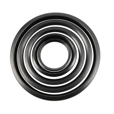 China Smooth Surface Black Color Silicone Rubber Washers Vee Seal Full Sets Mould for sale