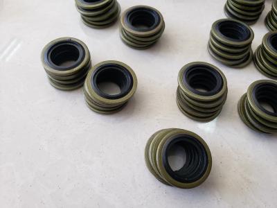 China Black Color Industrial Rubber Sheet Bonded Dowty Bsp Seal Standard Size for sale