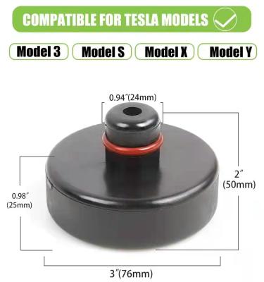 China Custom Product Oem Automotive Rubber Bumper Pads Black Silicone Car Jack Protector for sale