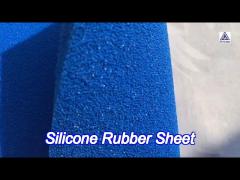 200 psi open cel siliconen spons rubberen plaat, siliconen schuim rubberen plaat blauw rood grijs geel