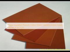 78Mpa Tensile Strength 10KV Breakdown Voltage Phenolic Cotton Sheet Bakelite Cotton Sheet with 1-80mm Thickness