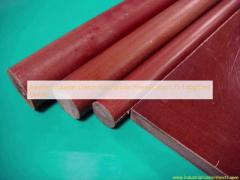 Bakelite Insulation Cotton Rod / Brown Phenolic Rod 1.25-1.40g/Cm3 Density